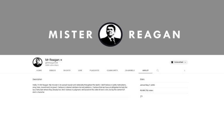 Mr. Reagan – Straight, Christian, Right Wing, Male. Yes, SCRWM.